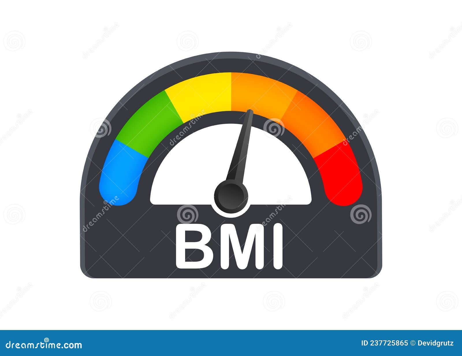 Indikator Bmi on White Background. Chart Concept. Vector Icon. Stock ...