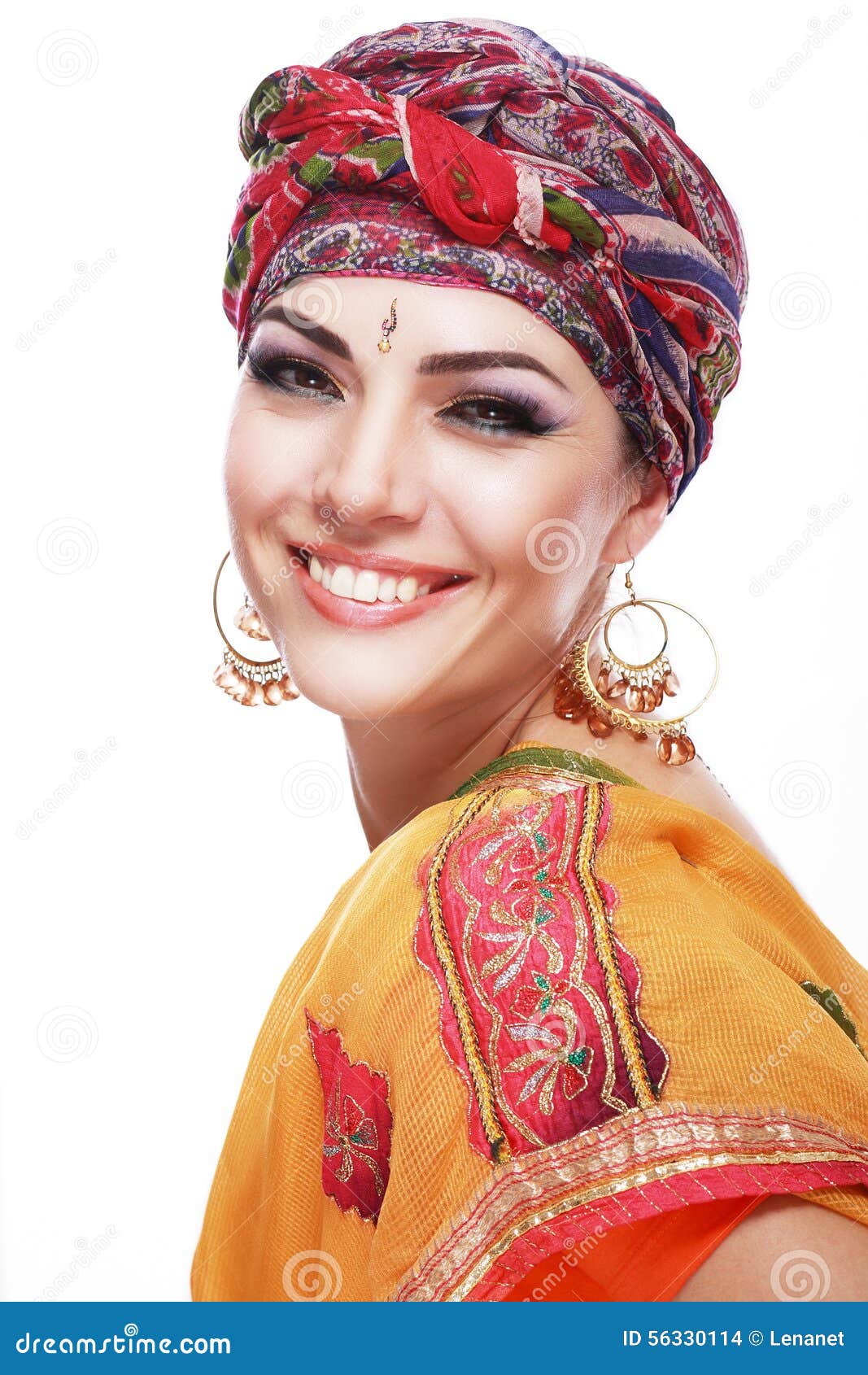 Indio de la mujer foto de archivo. Imagen de oriental - 56330114