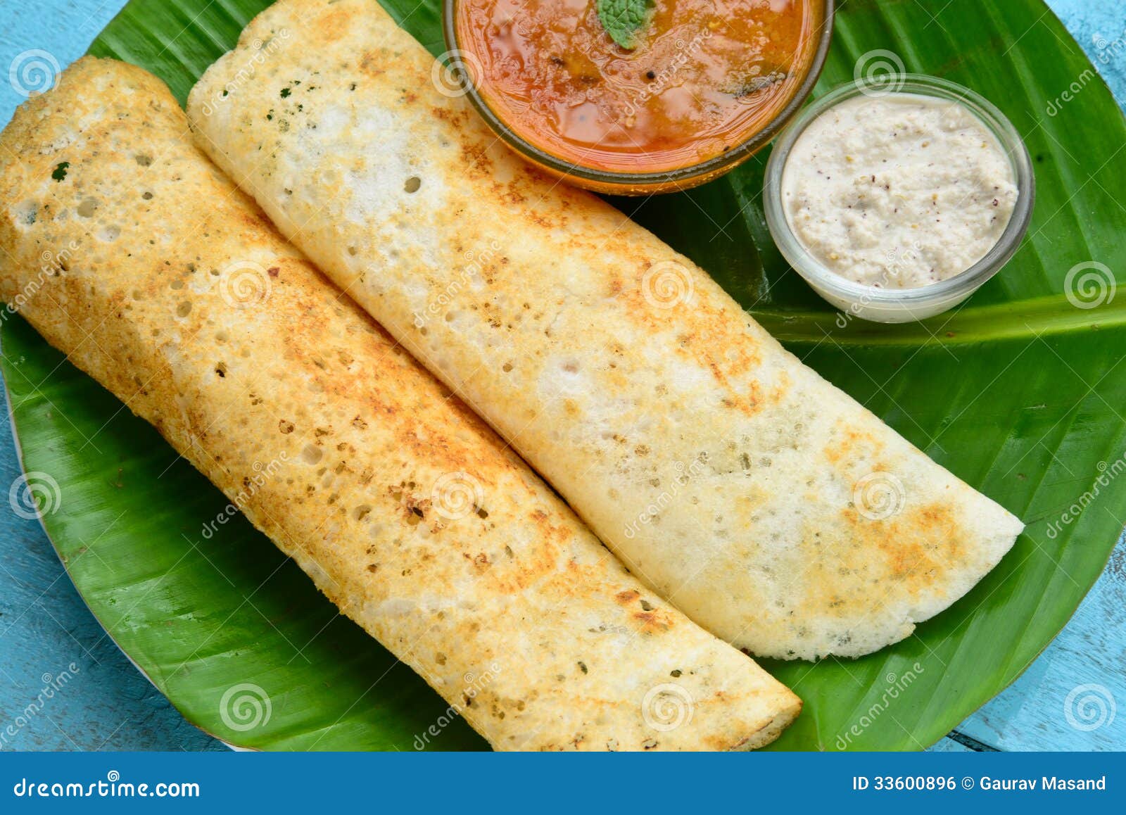 Indio Dosa foto de archivo. Imagen de curry, sano, alimento - 33600896