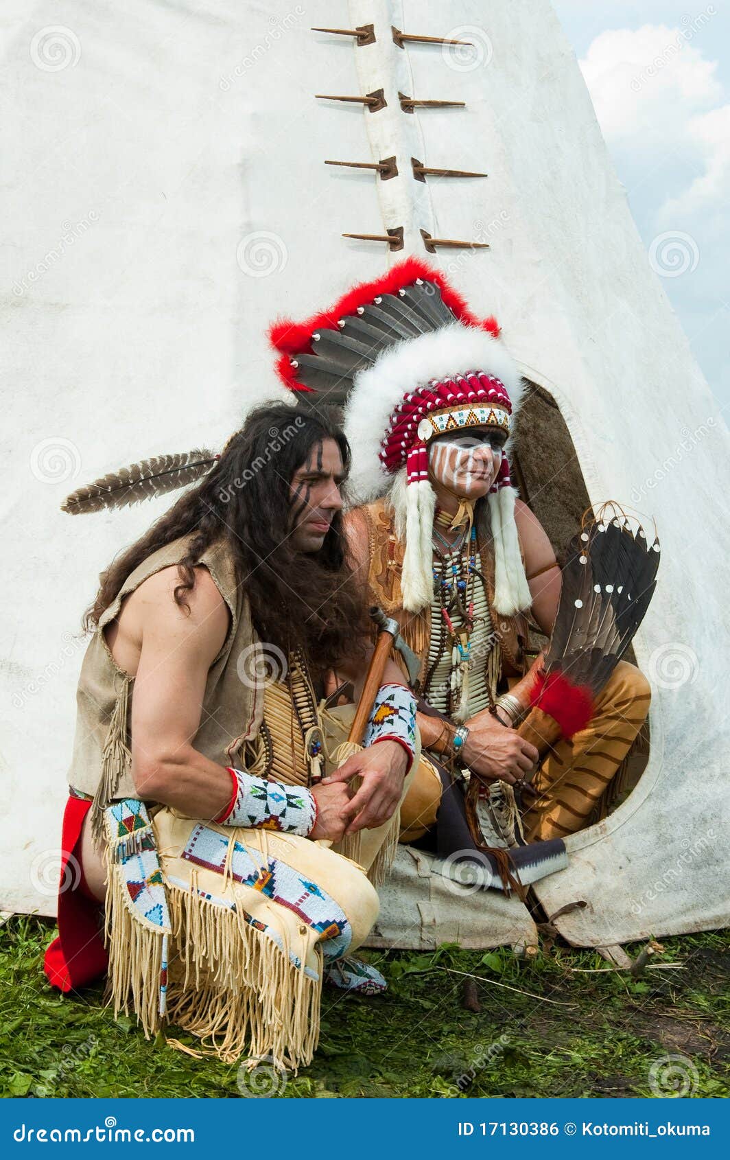 Indio norteamericano foto de archivo. Imagen de wigwam - 17130386