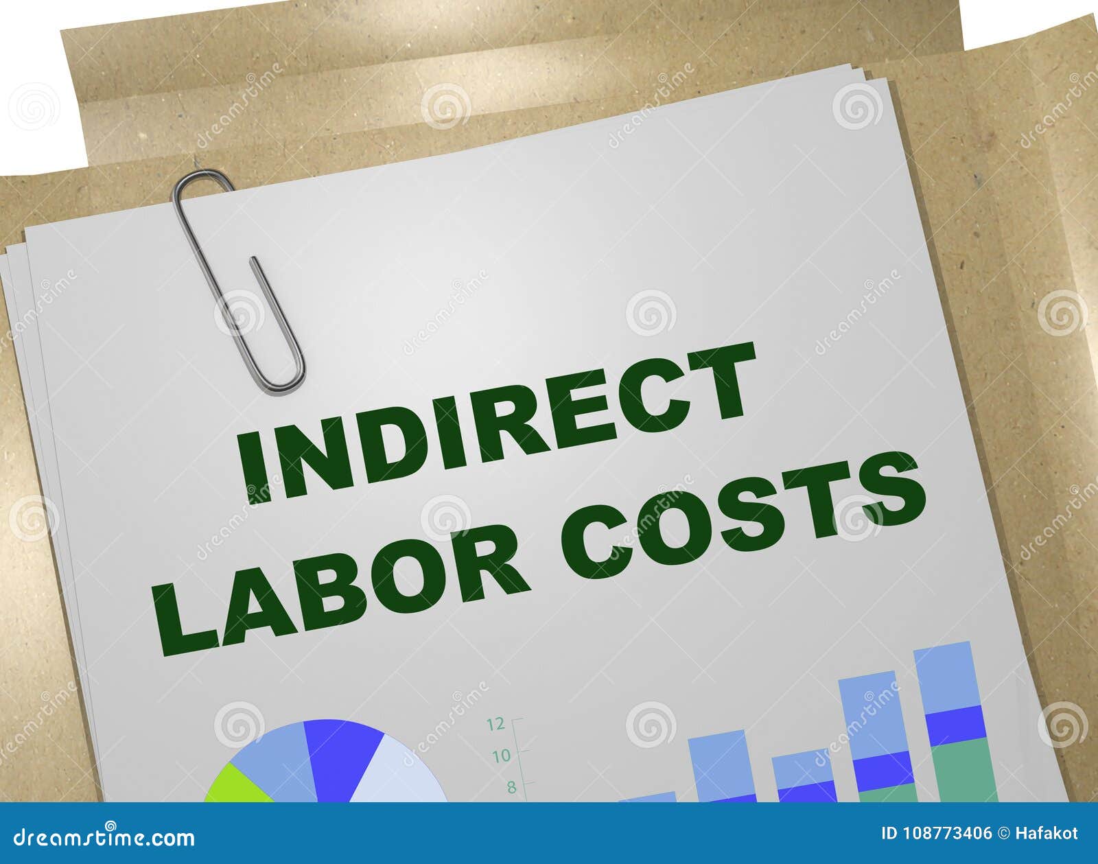 INDIRECT LABOR COSTS Concept Stock Illustration - Illustration of ...