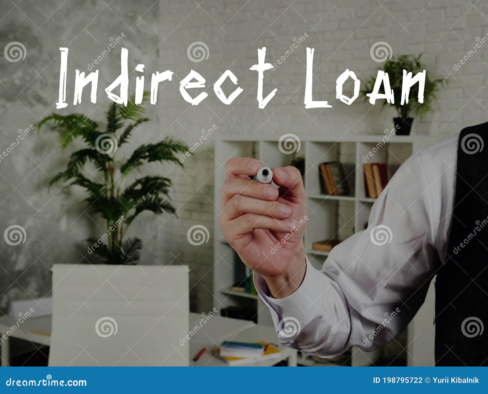 Indirect Loan Sign on the Piece of Paper Stock Photo - Image of ...