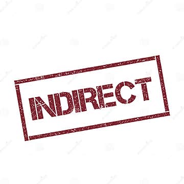 Indirect Rectangular Stamp. Stock Vector - Illustration of sticker ...