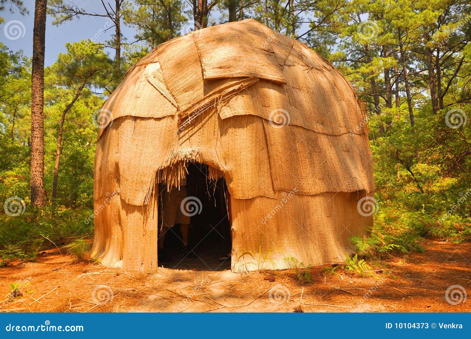 Indische hut stock afbeelding. Image of huis, geschiedenis - 10104373