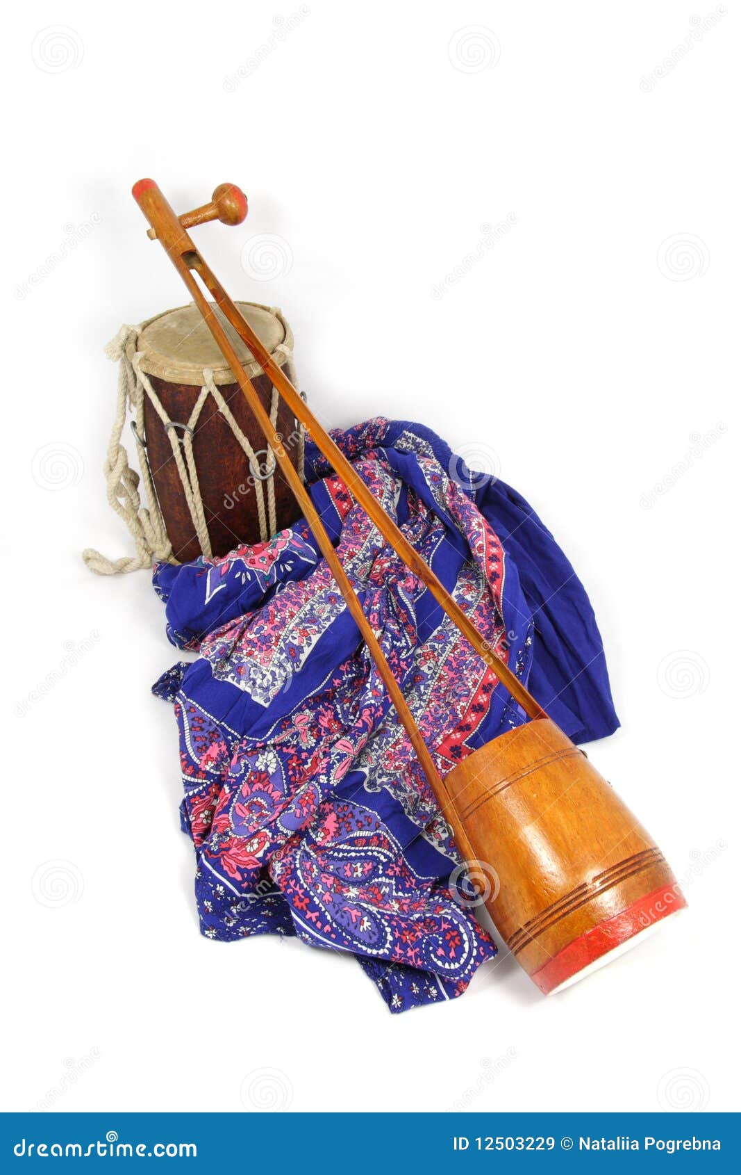 Indische Muziekinstrumenten Stock Afbeelding - Image of tara, trommel ...