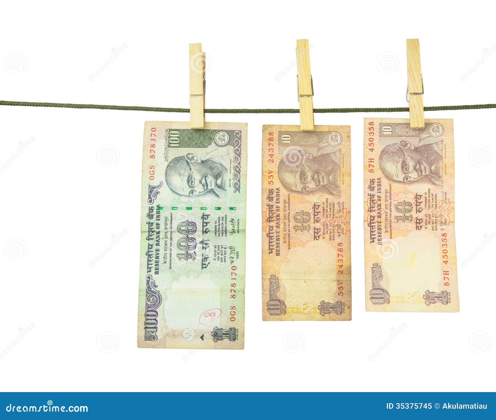 Indische Rupien Banknoten- stockbild. Bild von trocken - 35375745