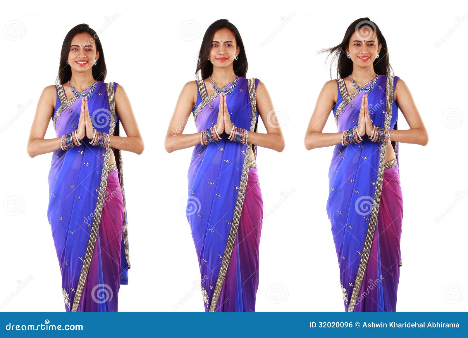 Indische Vrouw in Traditionele Kleding. Stock Foto - Image of aziatisch ...