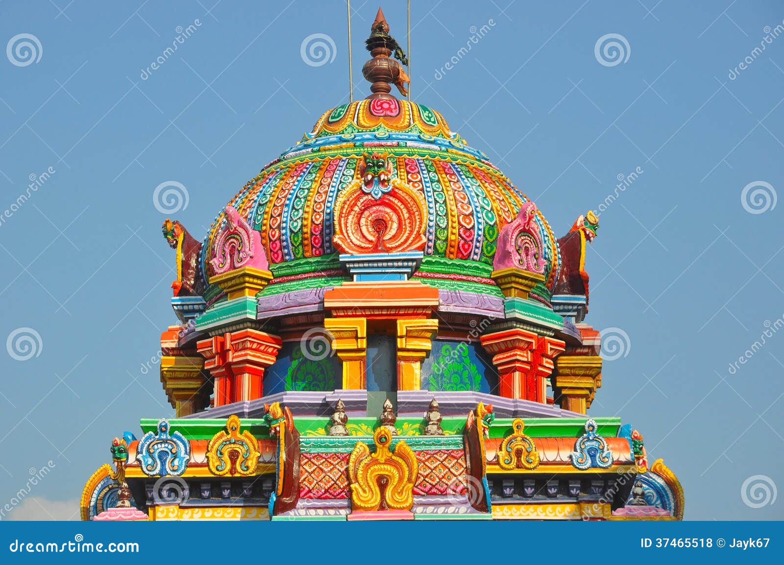 Indischer Tempel stockfoto. Bild von architektur, indisch - 37465518