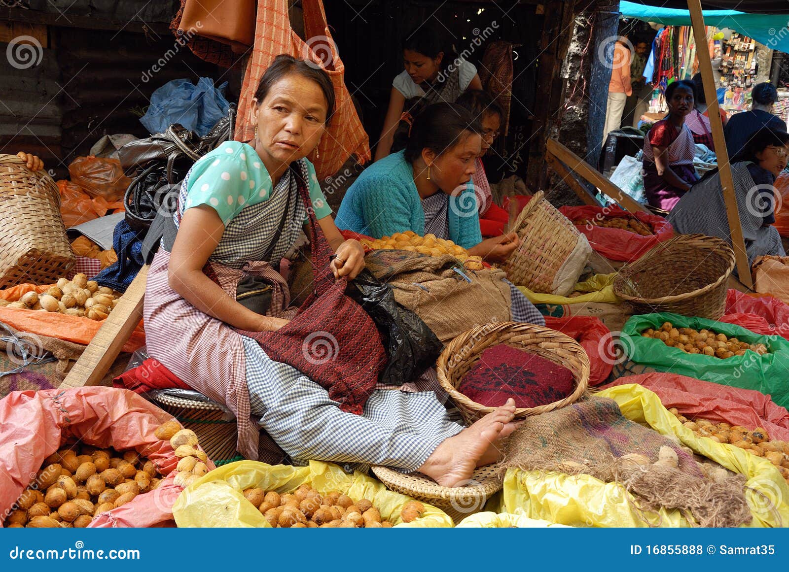 Indisk marknadsplats redaktionell arkivfoto. Bild av indien - 16855888
