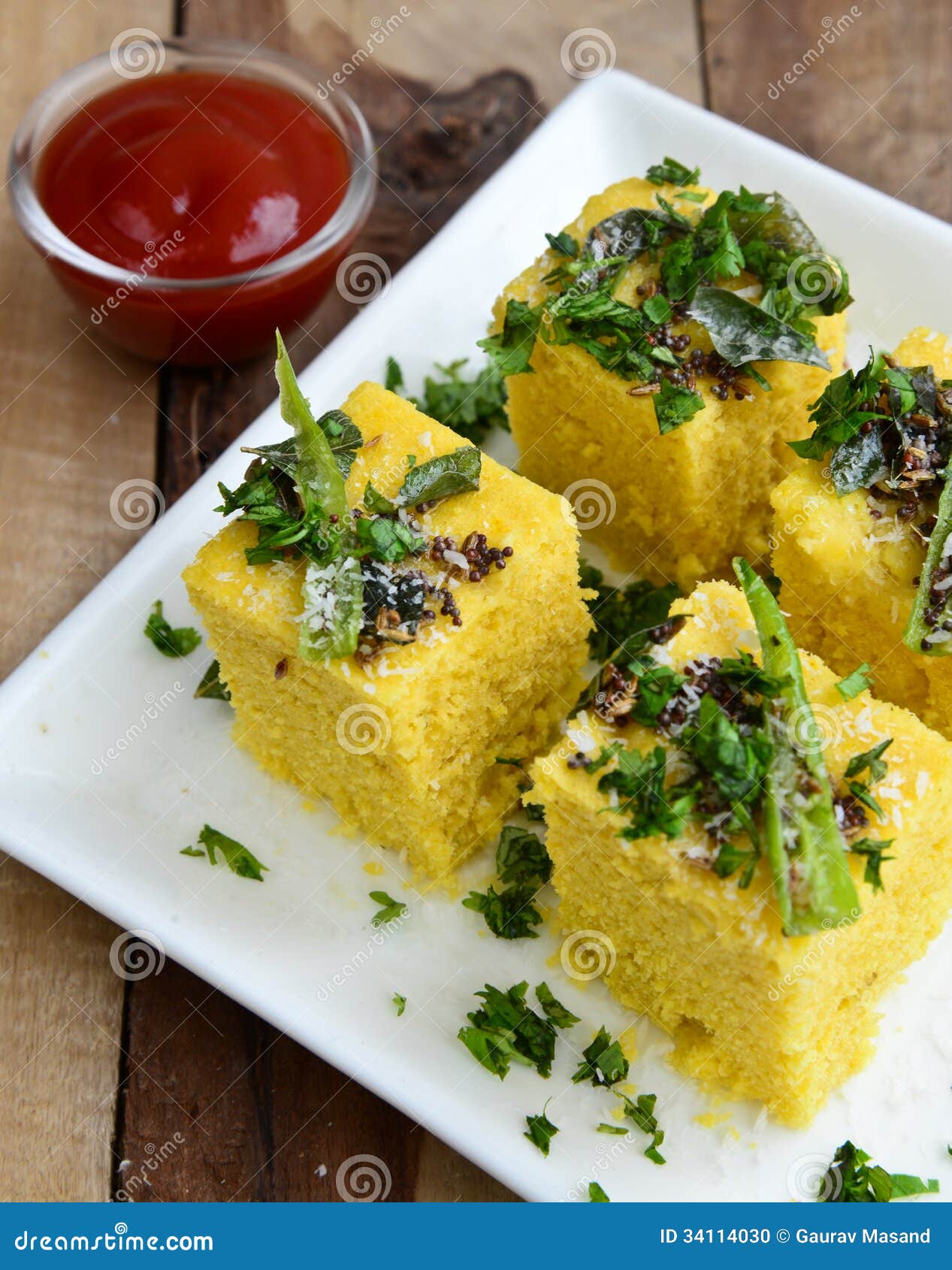 Indisk mat Dhokla arkivfoto. Bild av pakistanier, läckert - 34114030