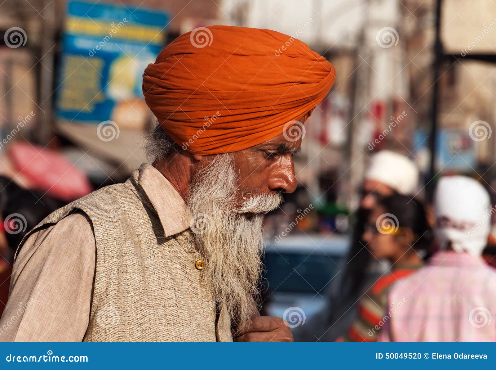 Indisk Sikh- Gemene Man I Amritsar India Redaktionell Foto - Bild av ...
