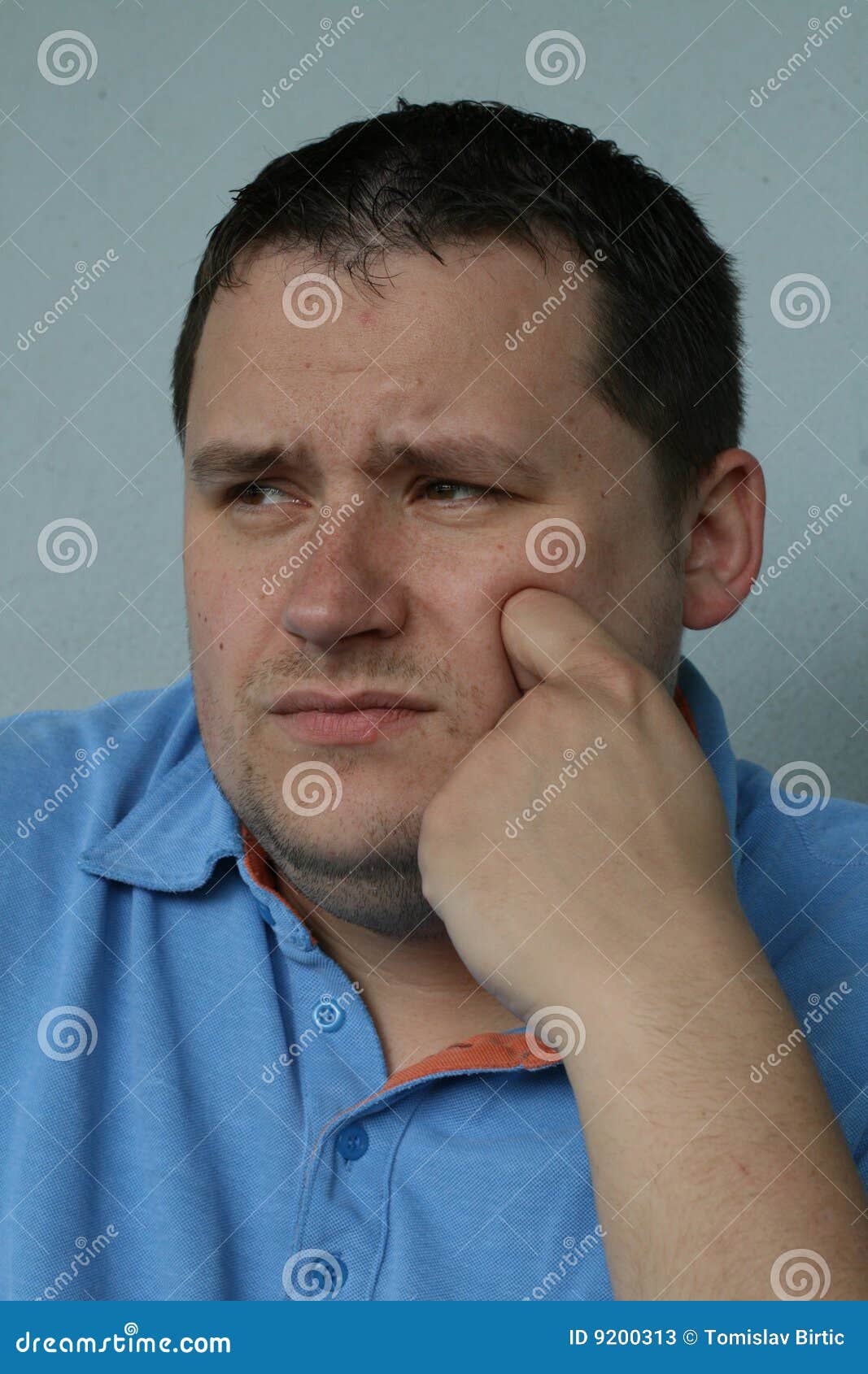 Indisposed Over Weighted Man Stock Photos - Image: 9200313