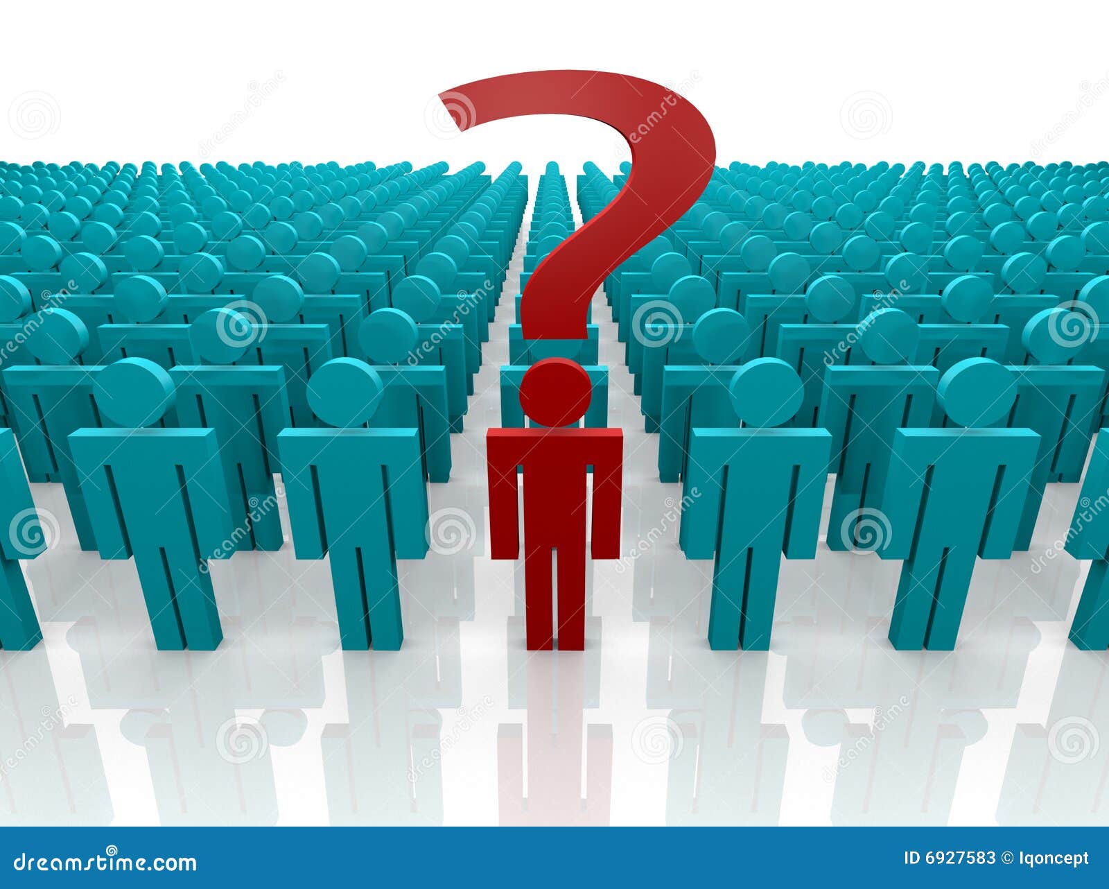 Individu Posant Une Question Illustration Stock - Illustration du ...