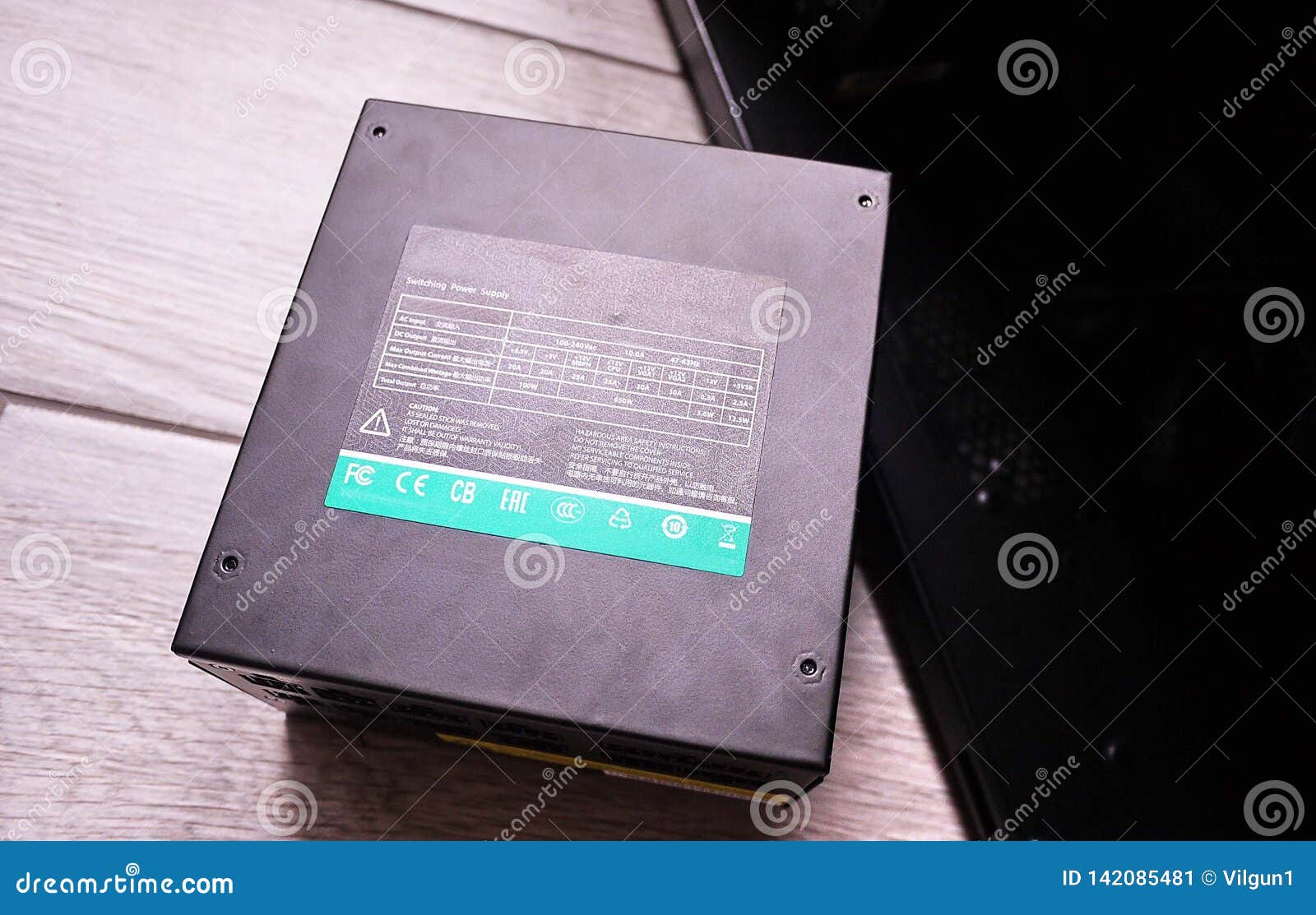 Individual Components of a Personal Computer. Personal Computer Power ...