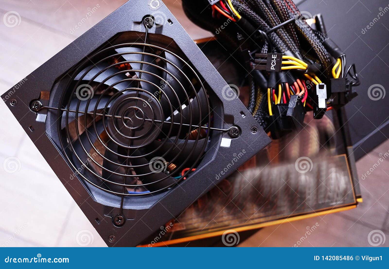 Individual Components of a Personal Computer. Personal Computer Power ...