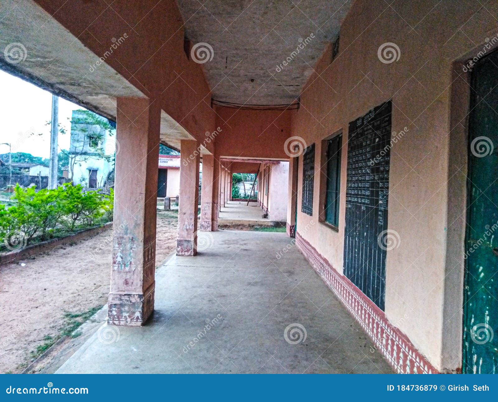 Individual House View in the State Odisha. Interior Views Stock Image ...
