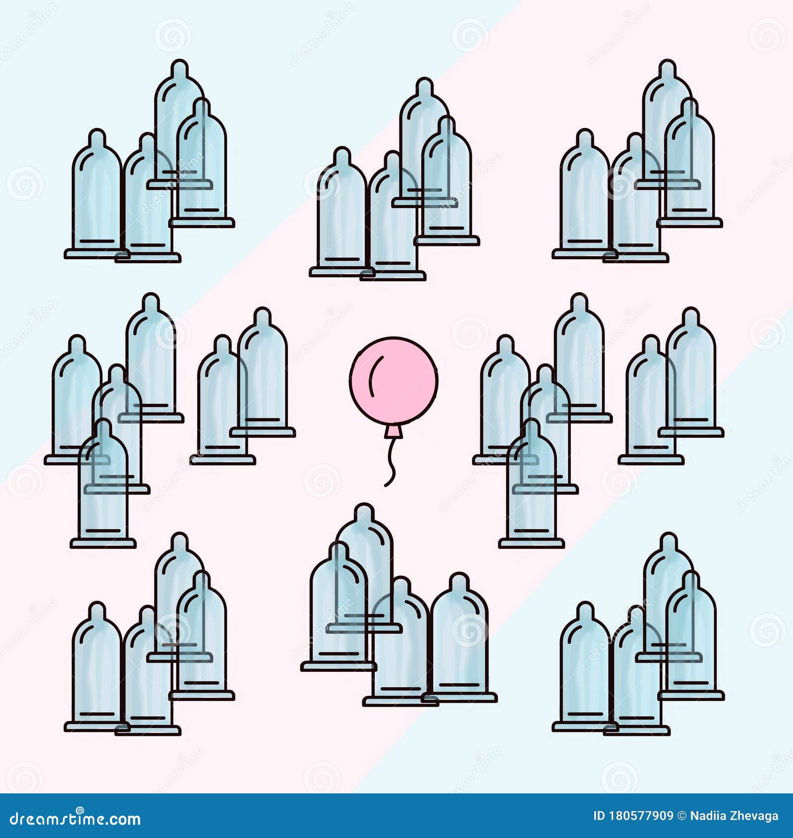 An Individual Among Mediocrity A Balloon Against A Condom Editorial