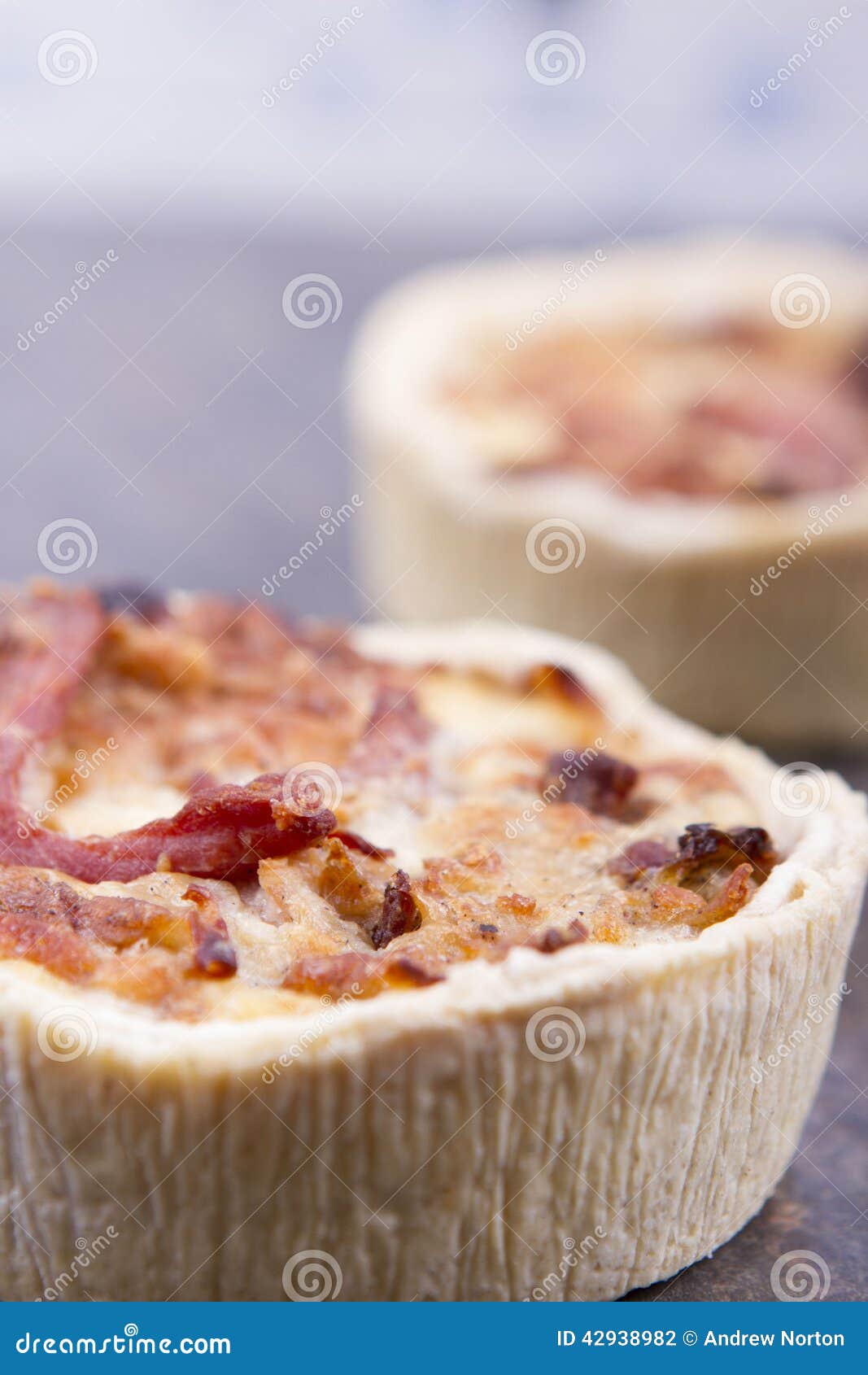 Individual quiche stock photo. Image of bacon, fresh - 42938982