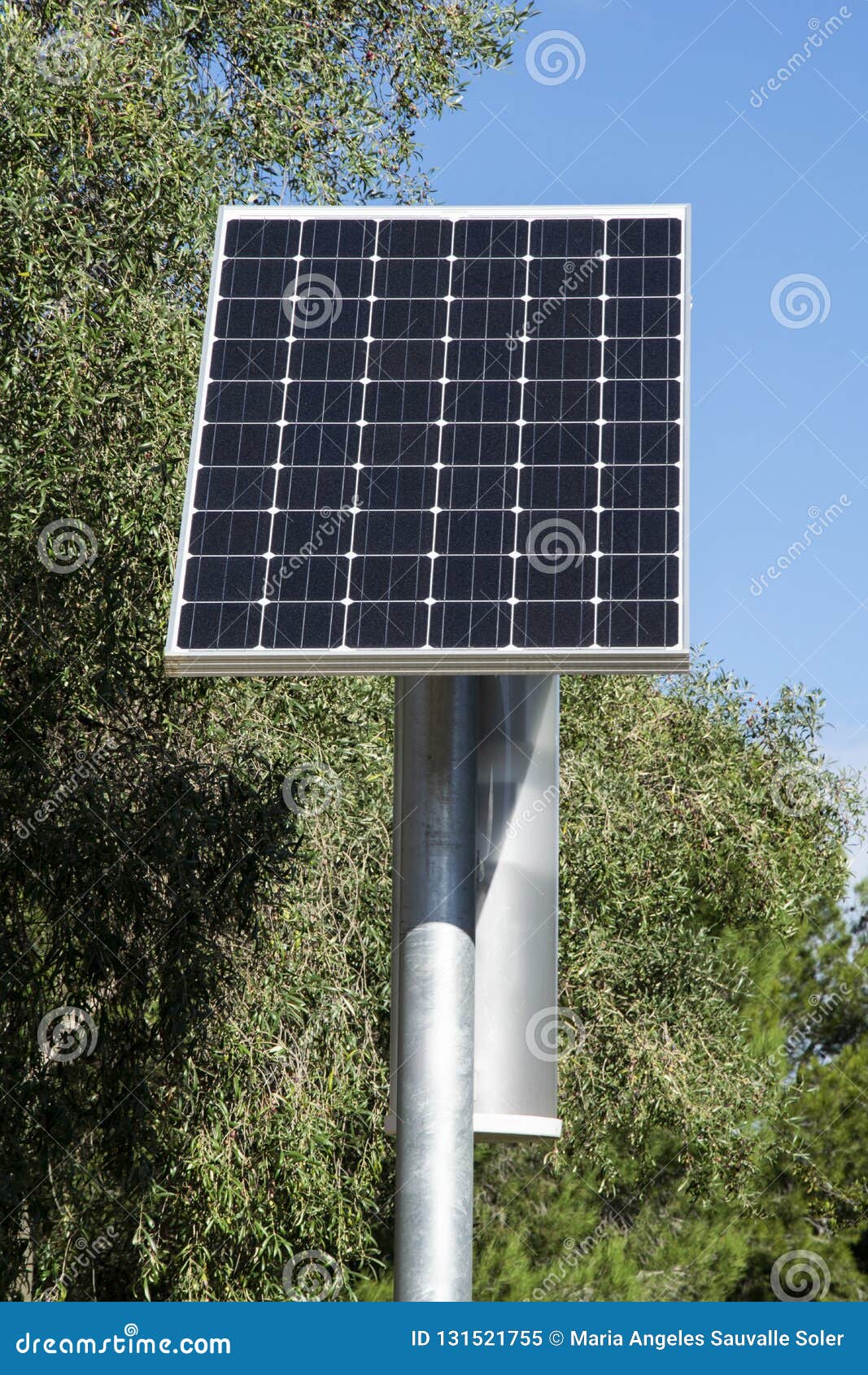 Individual solar panel. stock image. Image of transform - 131521755