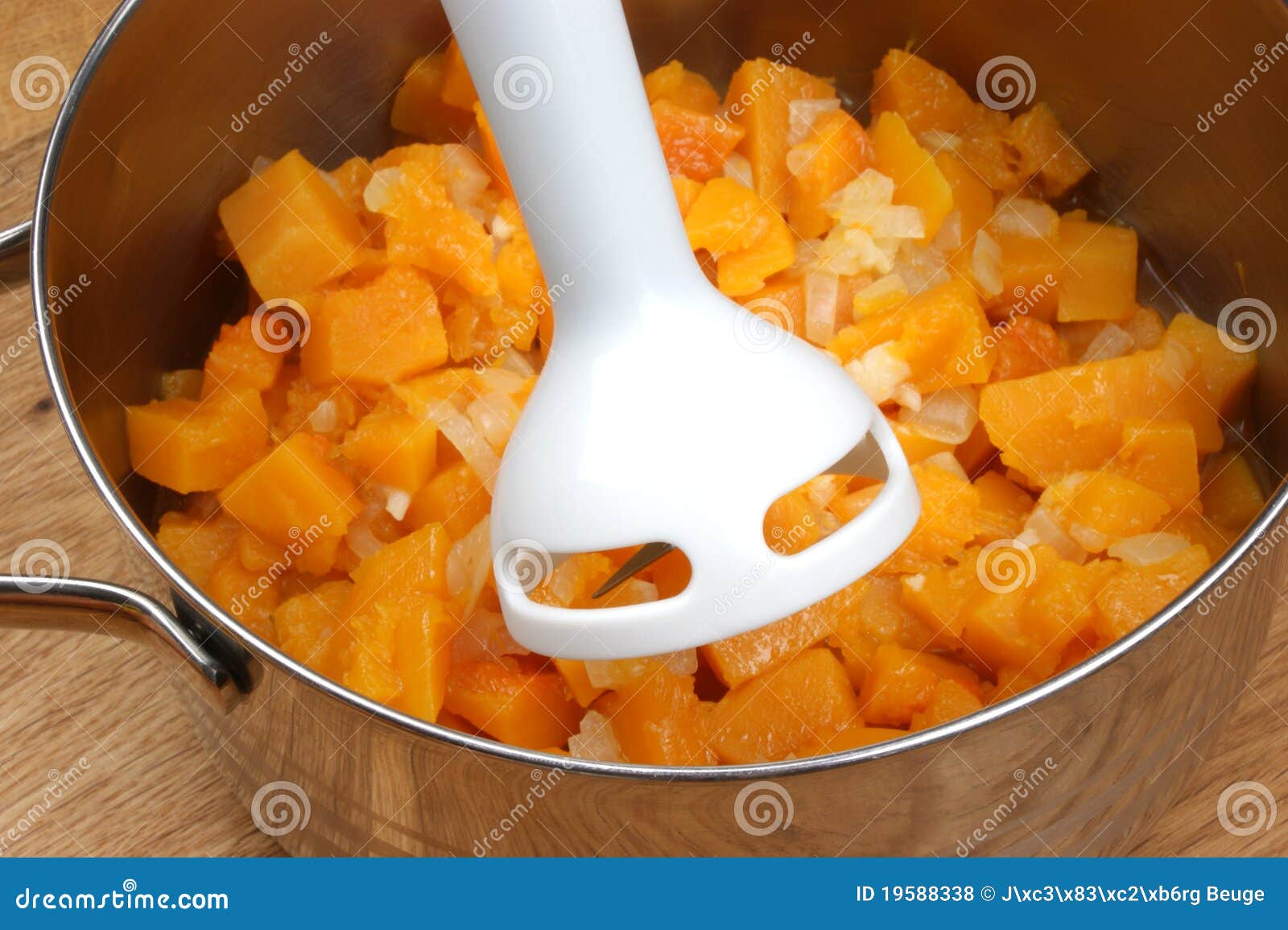 Individual Step To Process a Butternut Squash Stock Photo - Image of ...