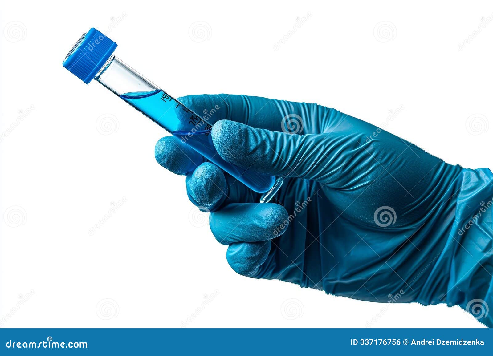 An Individual Tests the PH of Water at Home by Comparing the Color of ...