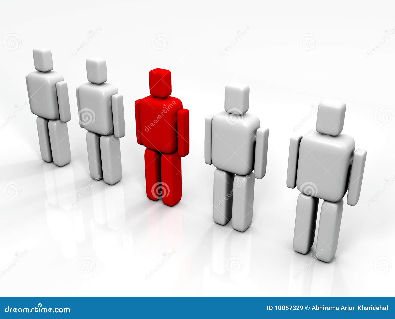 Individualidad en personas stock de ilustración. Ilustración de ...