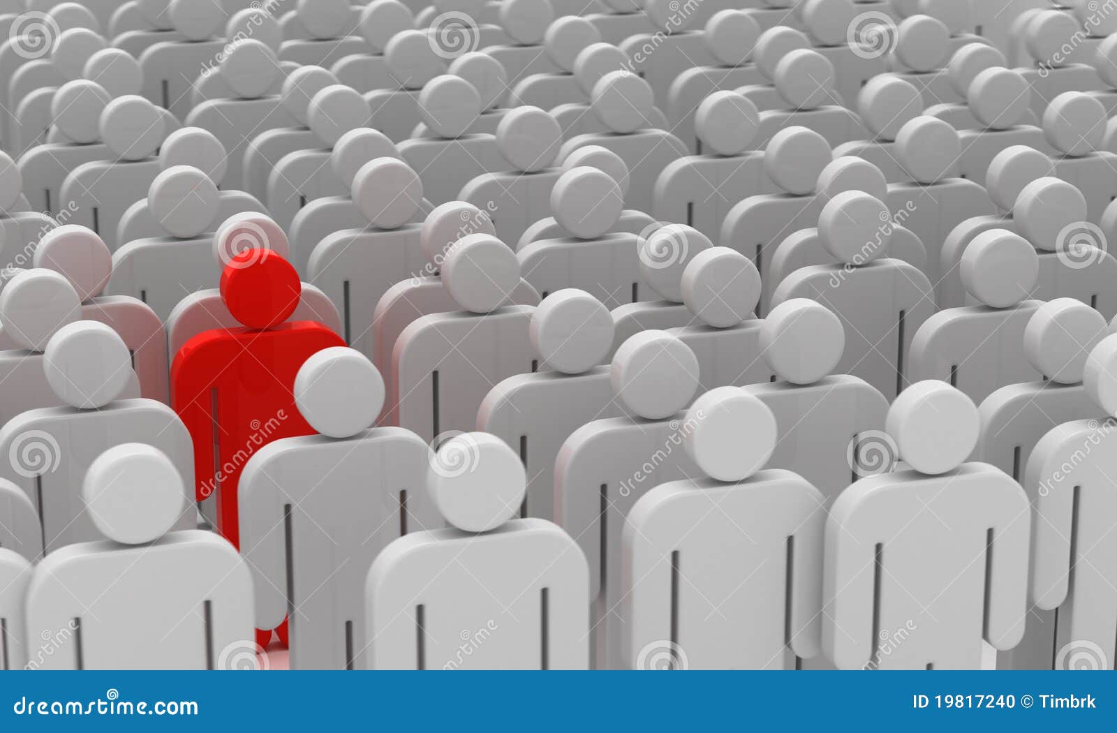 Individuality stock illustration. Illustration of leader - 19817240