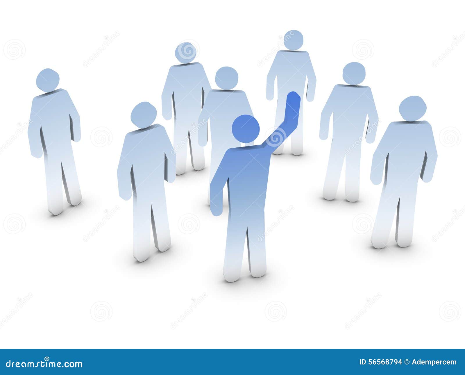 Individuality stock illustration. Illustration of white - 56568794
