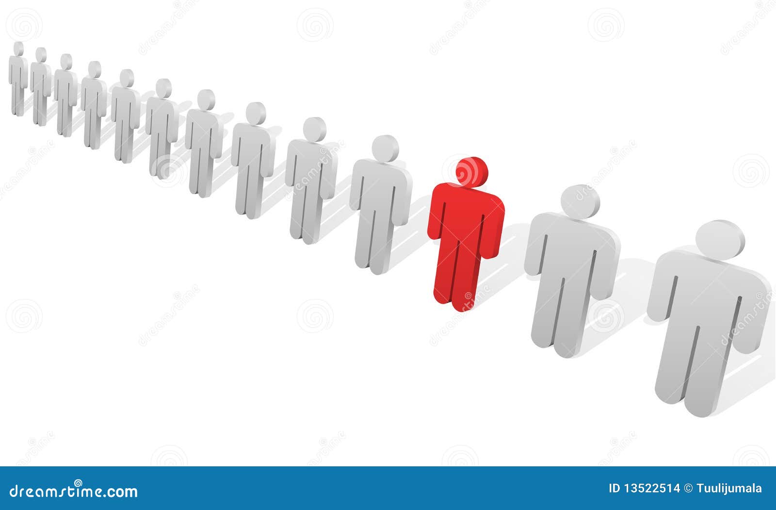 Individuality concept. stock vector. Illustration of resources - 13522514