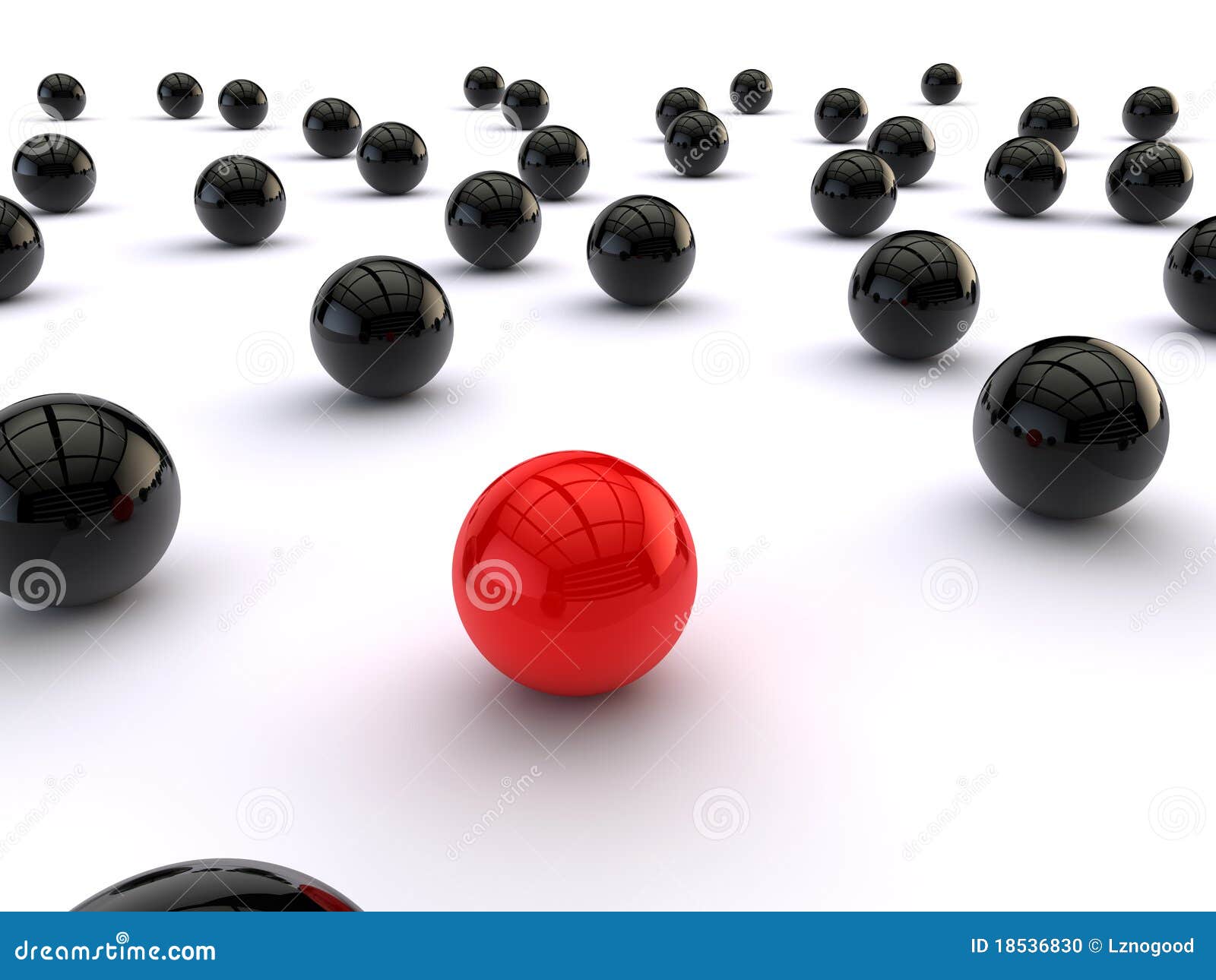 Individuality concept stock illustration. Illustration of single - 18536830