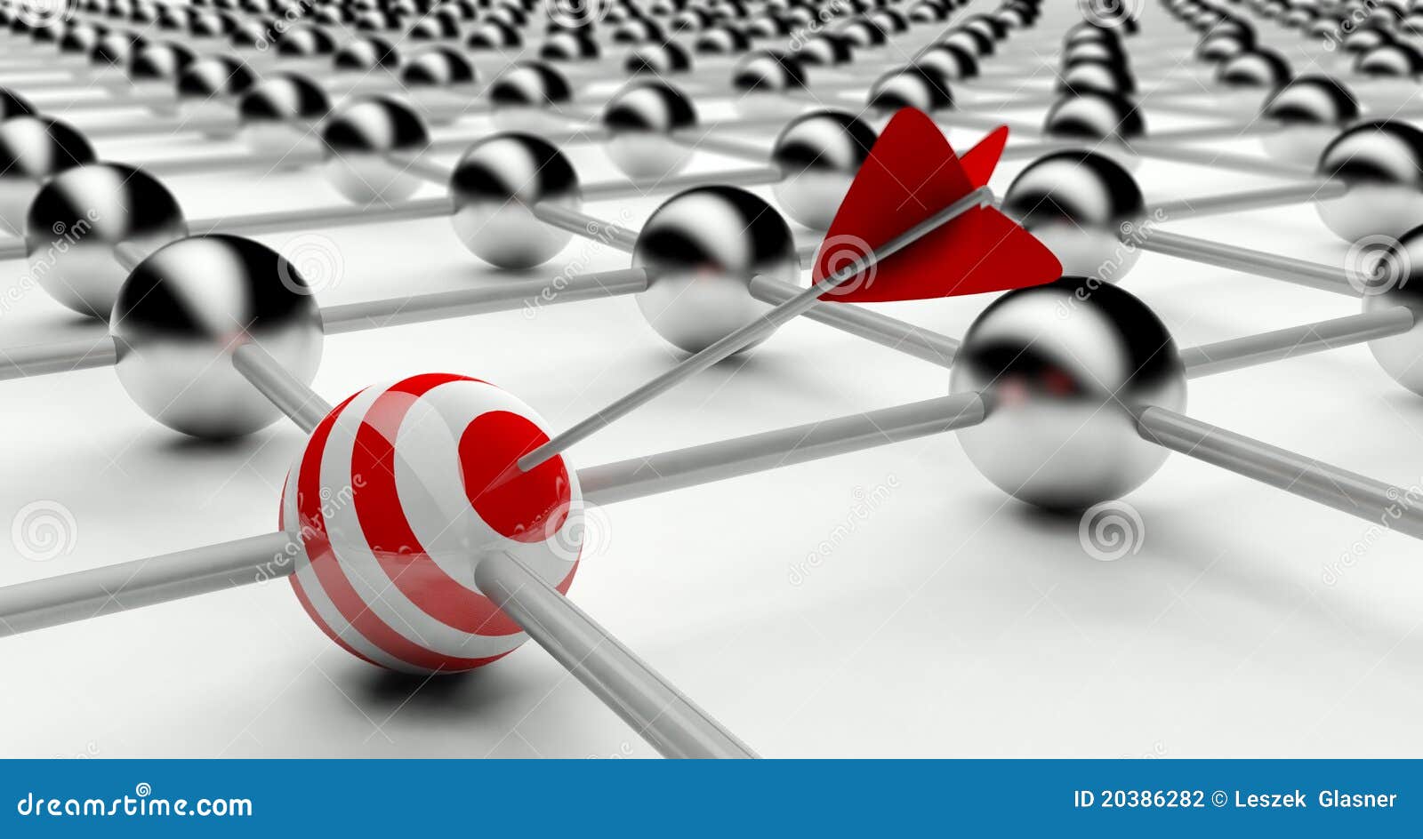 Individuality in Network, Connections Stock Illustration - Illustration ...