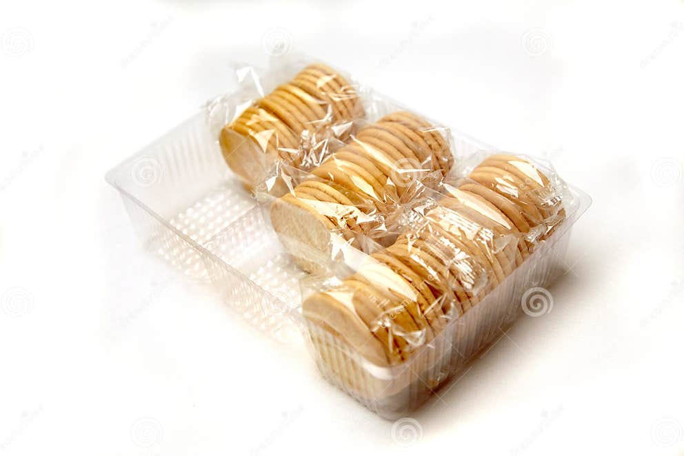 Individually Packed Biscuits Stock Image - Image of taste, flour: 2498529