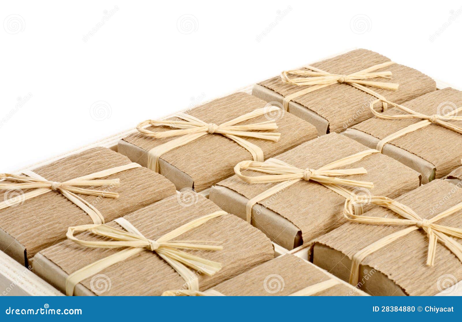Individually Wrapped Soaps #1 Stock Photo - Image of small, cardboard ...
