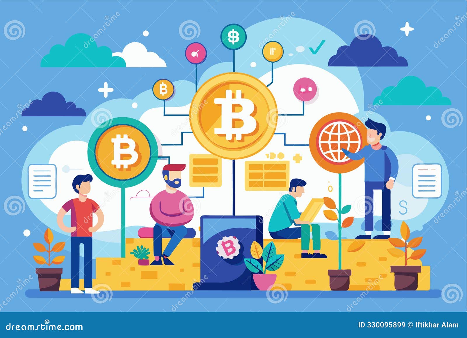 Set Of Influence Concepts Symbols From Influencers Vector Illustration ...