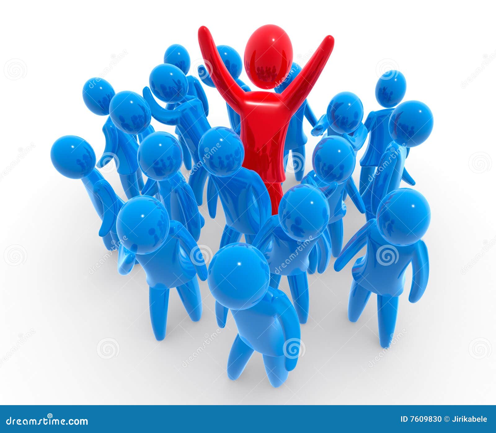 Individueel stock illustratie. Illustration of coachen - 7609830