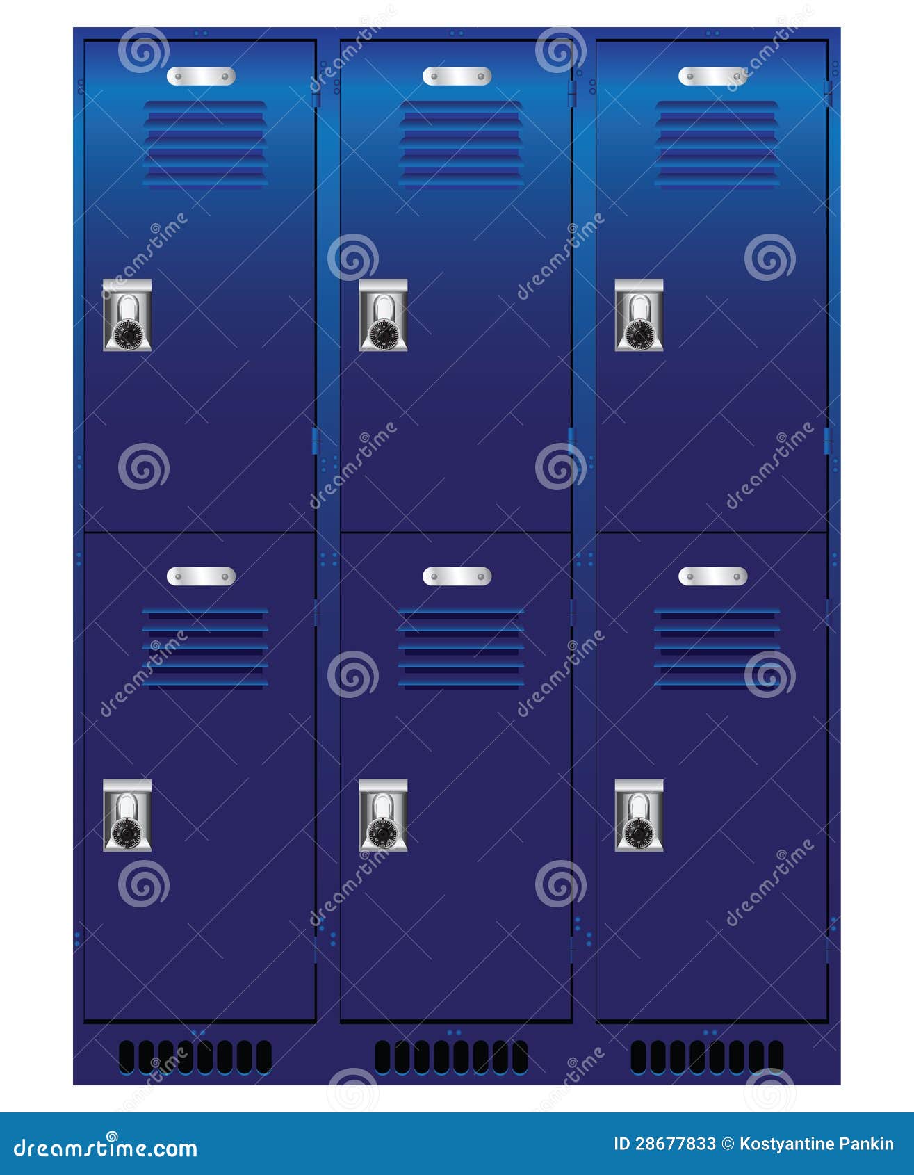 Individuele kast vector illustratie. Illustration of slot - 28677833