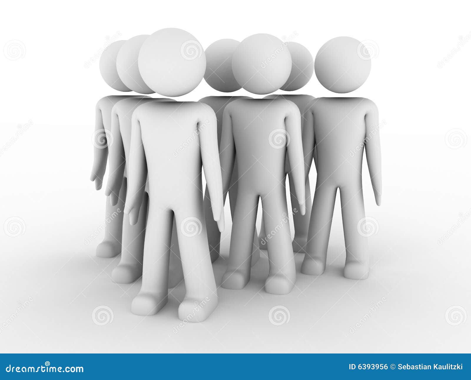 Individuos 3d stock de ilustración. Ilustración de rinda - 6393956