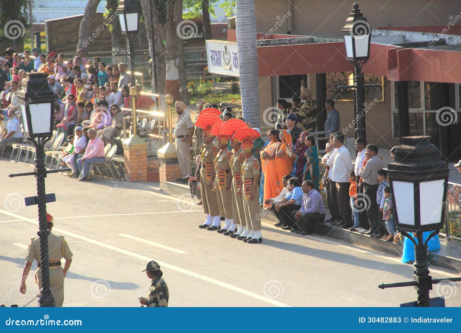 Indo-PAK Border-4. photo stock éditorial. Image du oriental - 30482883