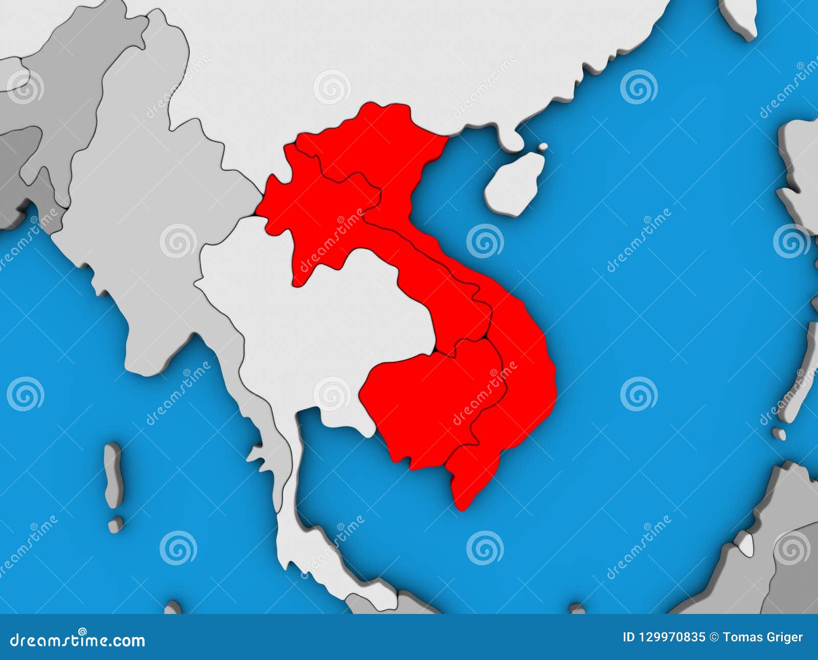 Indochina Peninsula Map