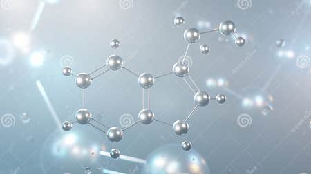 Indole-3-carbinol Molecular Structure, 3d Model Molecule, Antioxidant ...