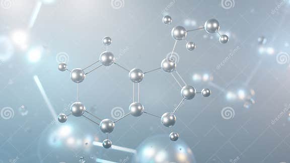 Indole-3-carbinol Molecular Structure, 3d Model Molecule, Antioxidant ...