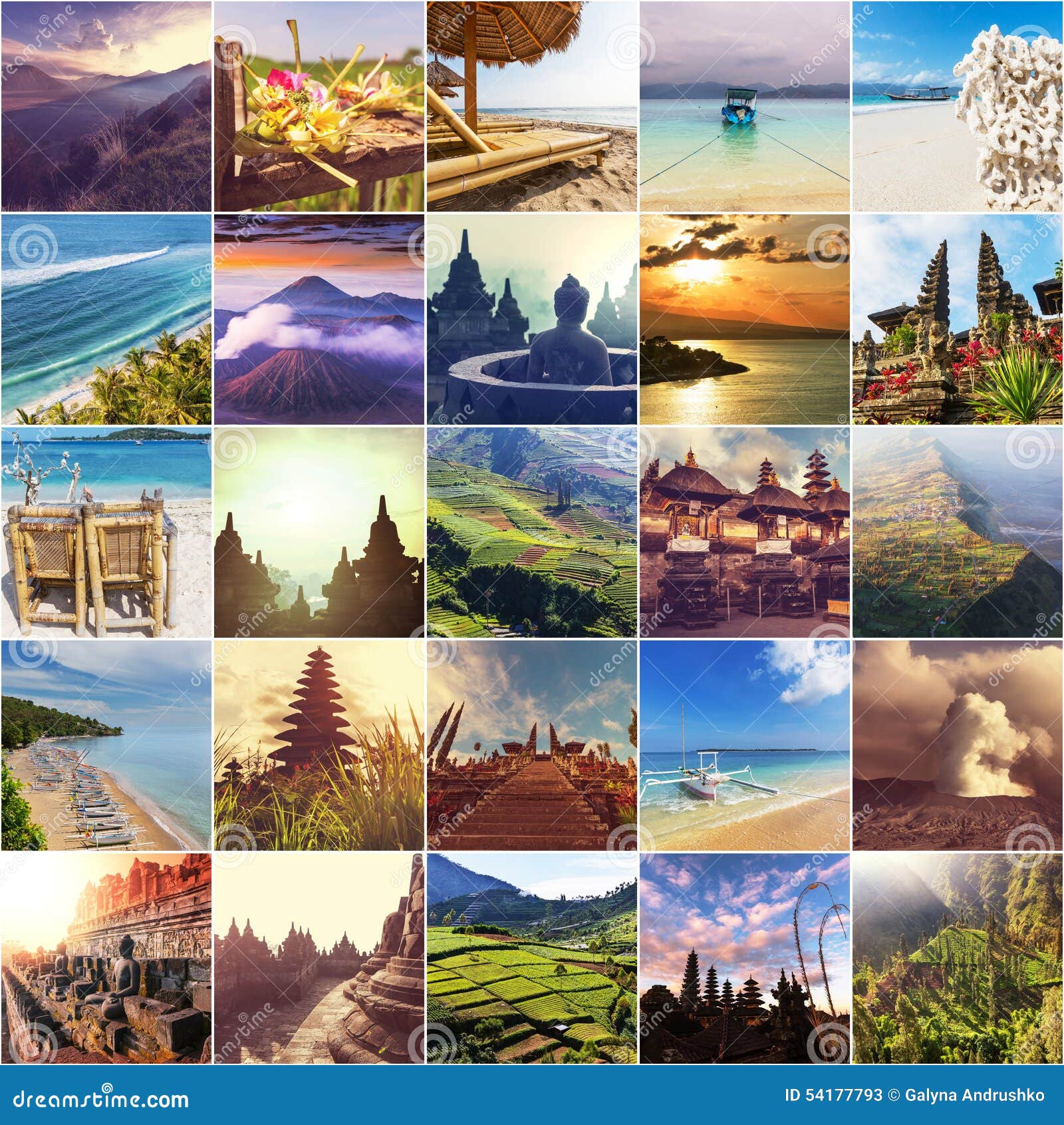 Indonesia collage stock image. Image of male, summer - 54177793