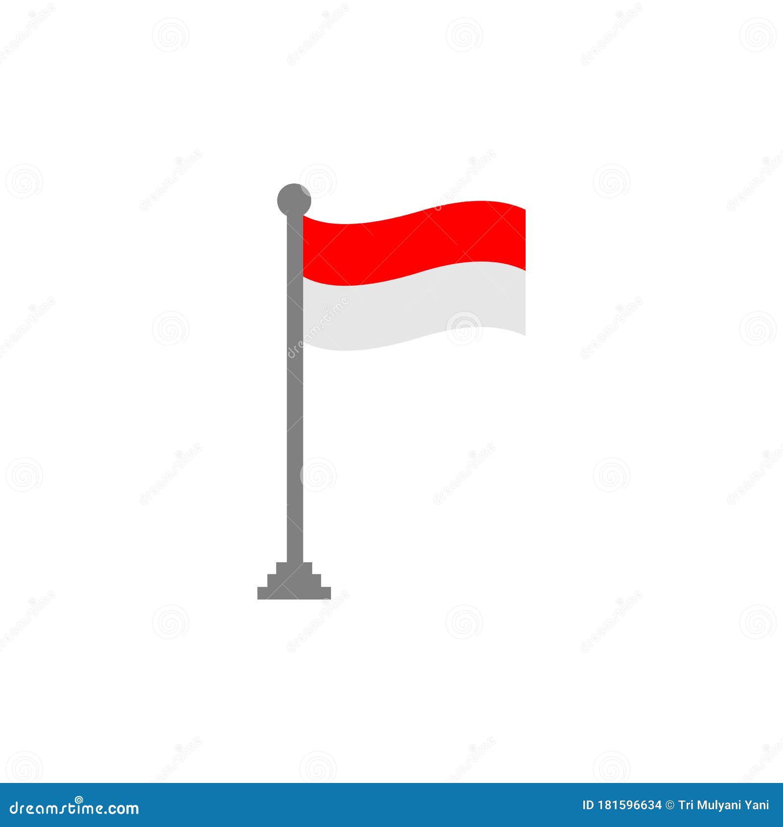 Indonesia Flags Icon Vector Design Symbol Stock Vector - Illustration ...