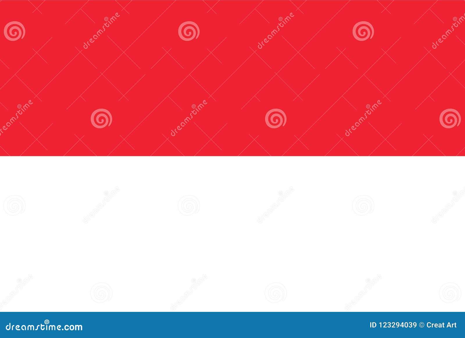 Indonesia Flag Vector Stock Illustration. Bendera Merah Putih. Bendera ...