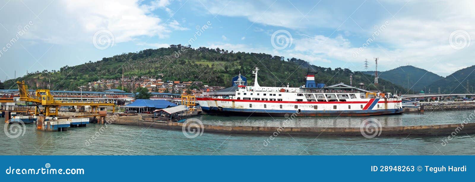 Indonesia harbour editorial stock photo. Image of business - 28948263