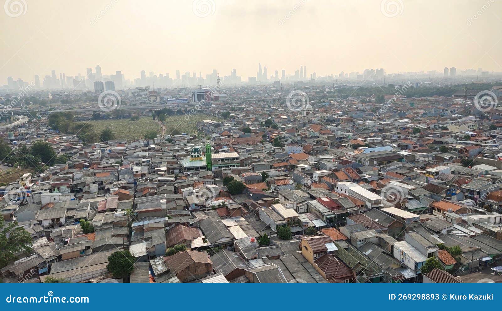 Indonesia Jakarta& X27;s View Above a Building Stock Image - Image of ...