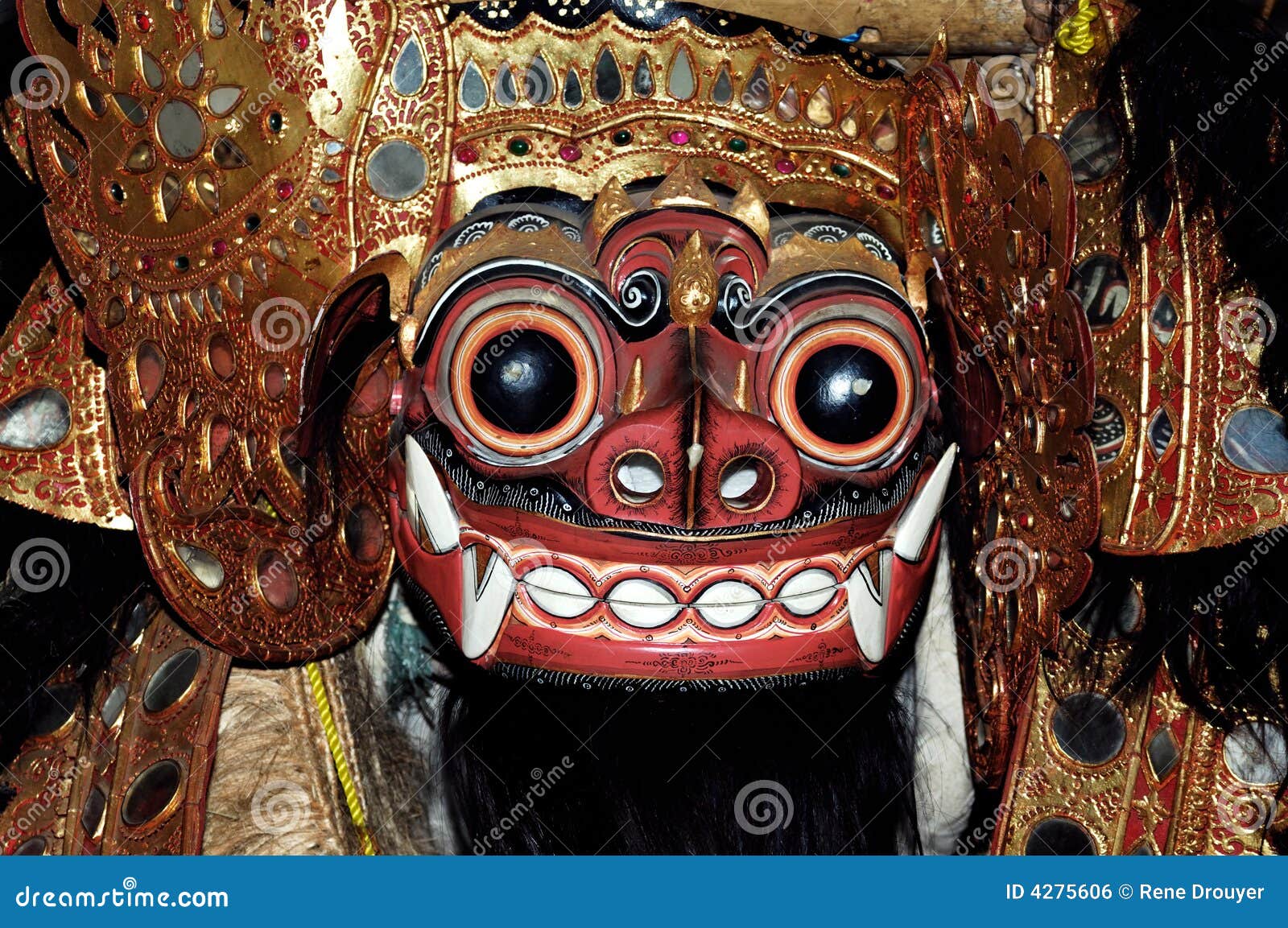 Indonesia, Java, Bali: Mask Stock Photo - Image of festivity, evil: 4275606