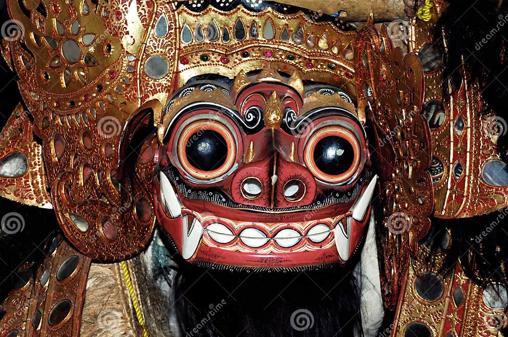 Indonesia, Java, Bali: Mask Stock Photo - Image of festivity, evil: 4275606