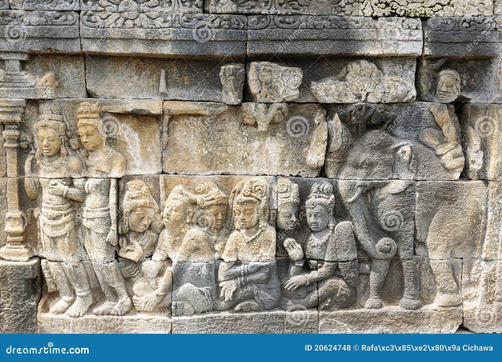 Indonesia, Java. Borobodur stock photo. Image of indonesian - 20624748