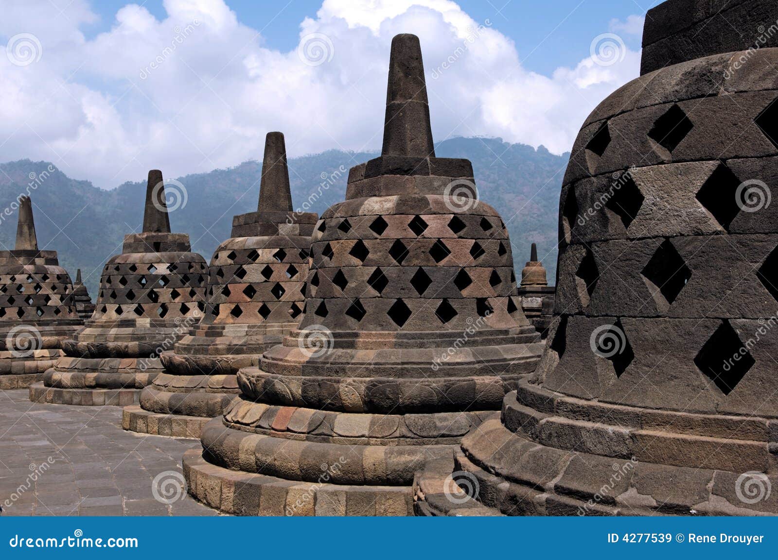 Indonesia, Java, Borobudur: Temple Stock Image - Image of religion ...